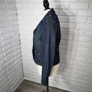 Talbots | Jackets & Coats | Talbots Stretch Ladies Size 4 Medium Wash 2 ...